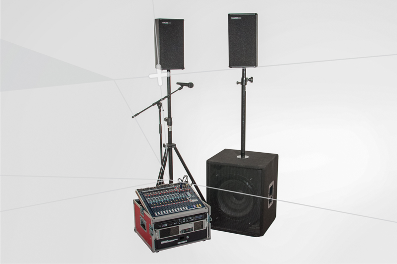 Günstige Sound-Anlage, Lautsprecher, Komplettsystem inkl. Aufbauvideo ...